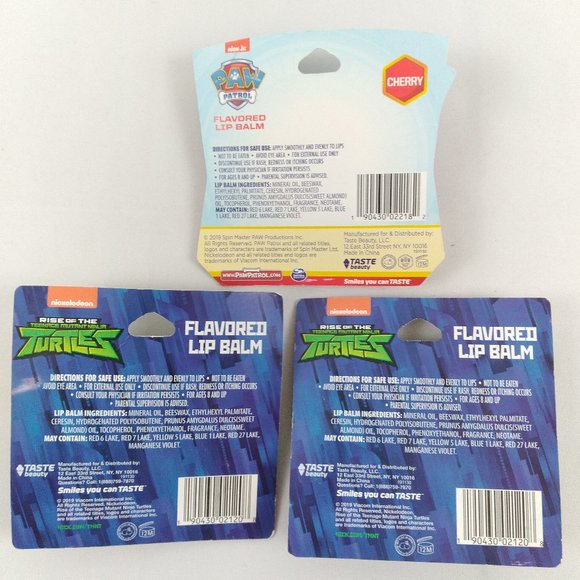Taste Beauty | Makeup | 3 New Flavored Lip Balm Teenage Ninja Turtles ...